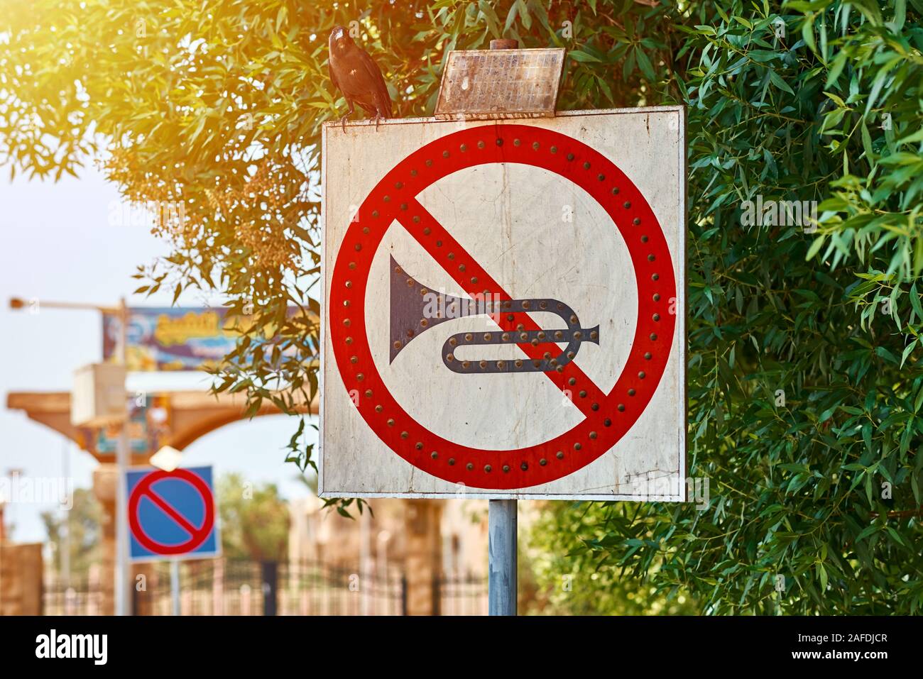 No Blowing Of Horns Signs