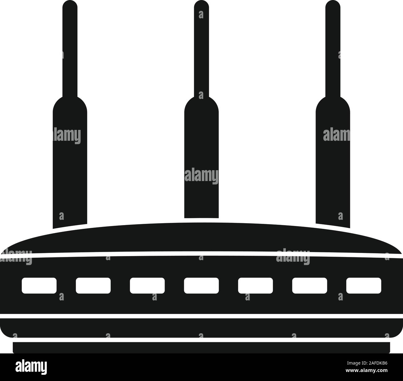 Modern router icon. Simple illustration of modern router vector icon ...