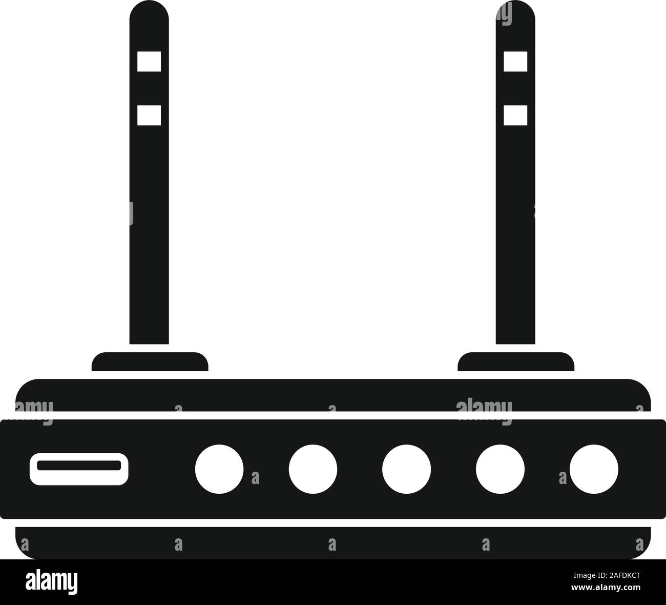 Wifi router icon. Simple illustration of wifi router vector icon for ...