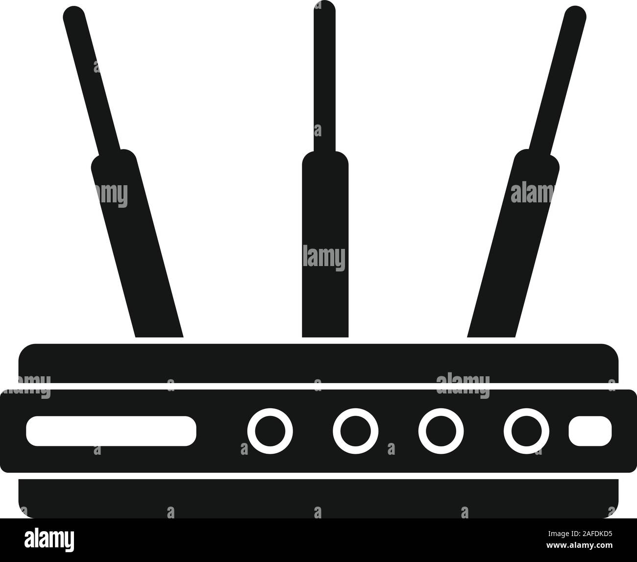 Gateway router icon. Simple illustration of gateway router vector icon ...