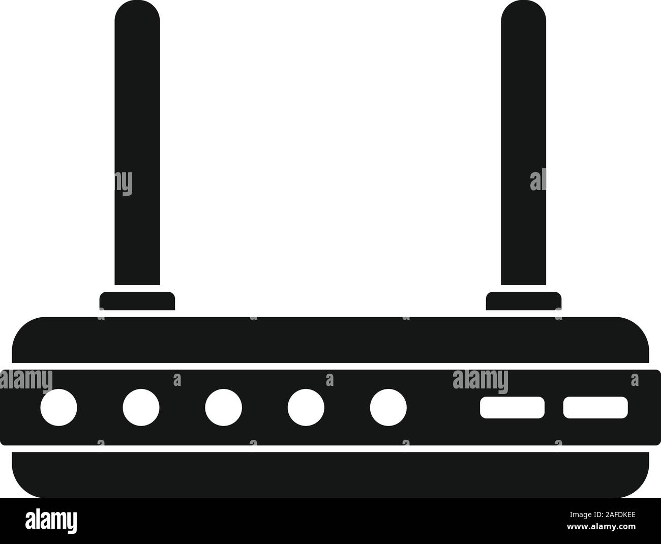 Router equipment icon. Simple illustration of router equipment vector ...