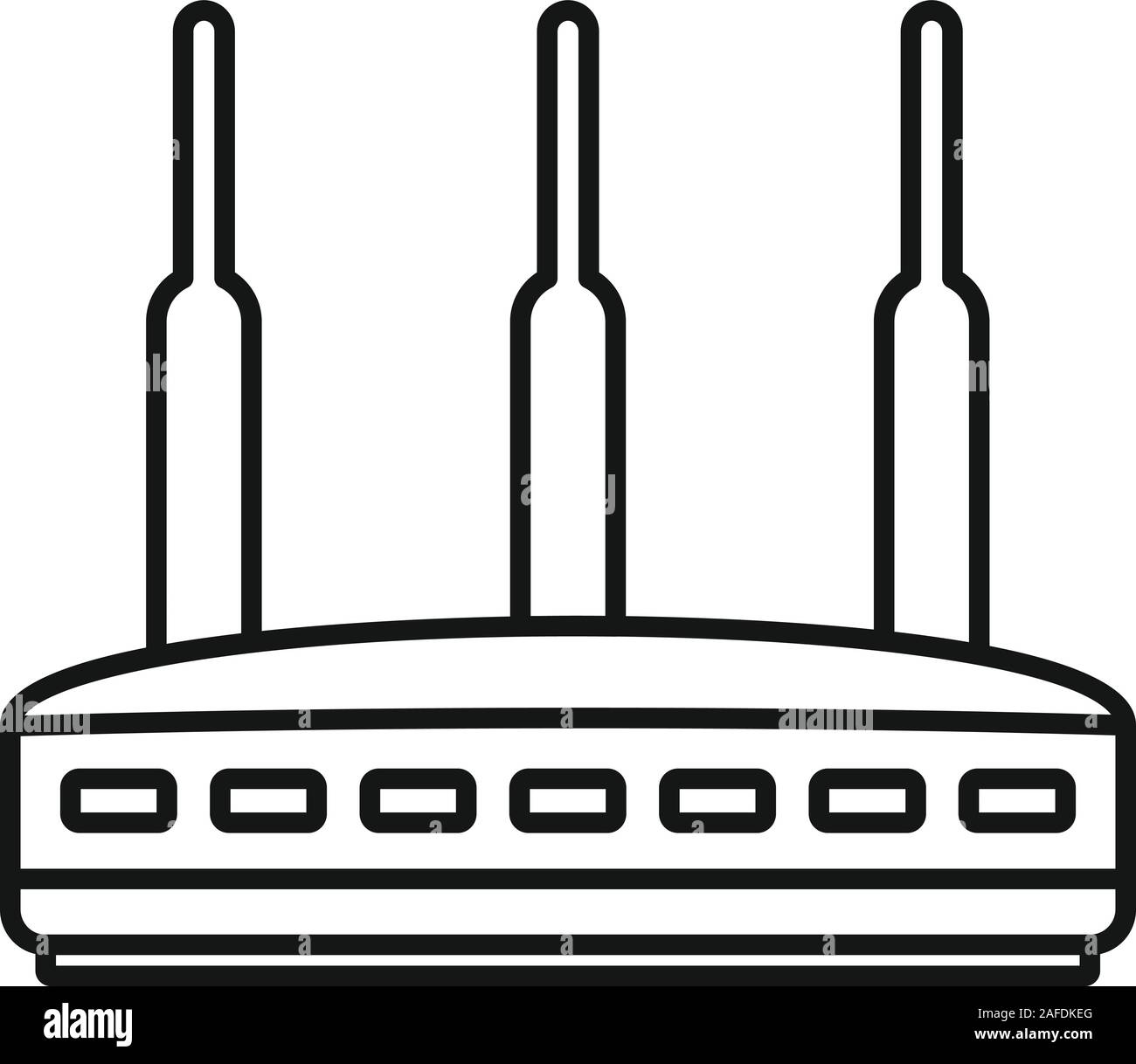 Modern router icon. Outline modern router vector icon for web design ...