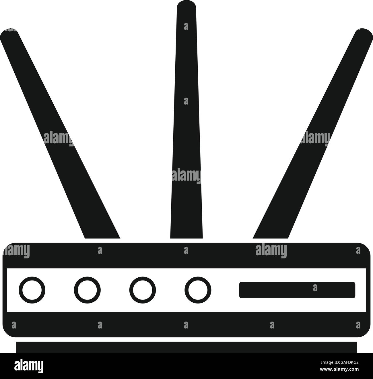 Data router icon. Simple illustration of data router vector icon for ...