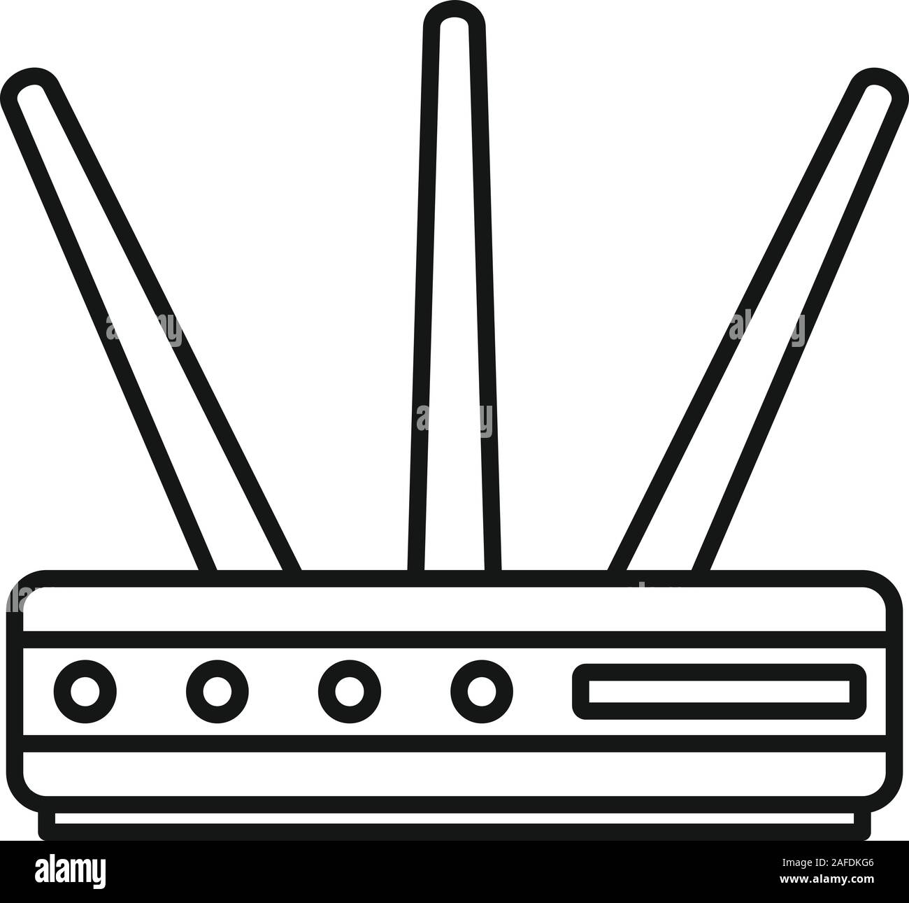 Data router icon. Outline data router vector icon for web design ...
