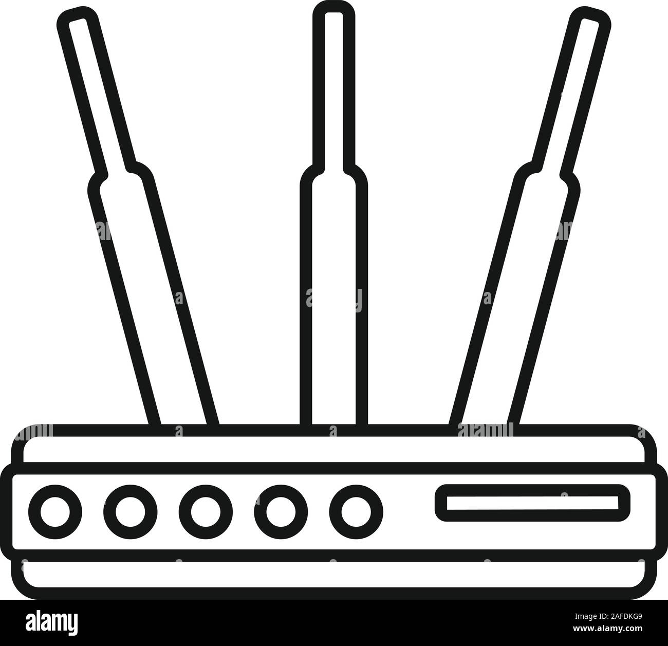 Router Hub Icon Outline Router Hub Vector Icon For Web Design Isolated