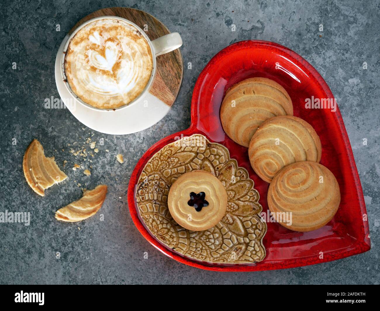 Light beer in a small mug on a wooden trunk in an arrangement with ...