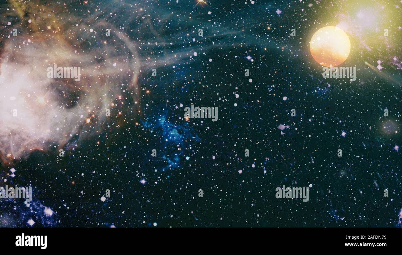 The explosion supernova. Bright Star Nebula. Elements of this image ...