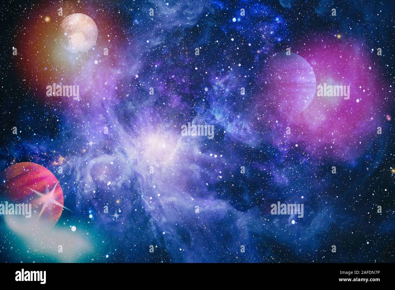 Colorful deep space. Universe concept background. Elements of this ...