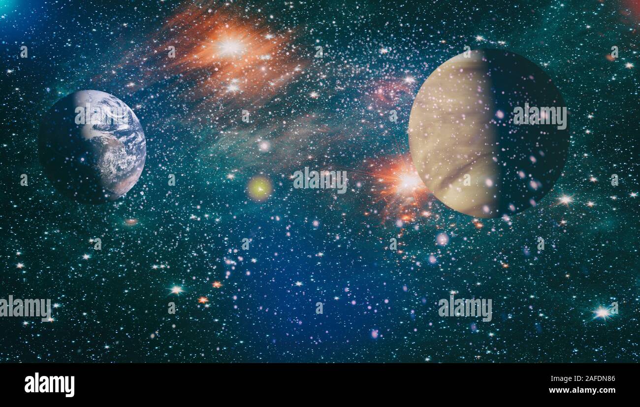 Galaxy creative background. Starfield stardust and nebula space ...