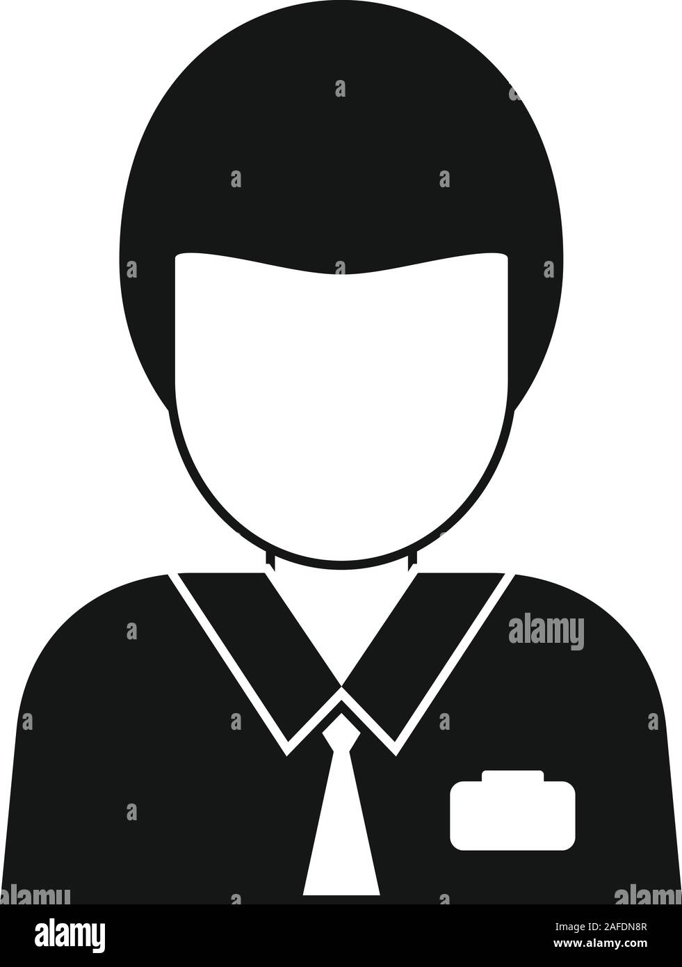 Office manager icon. Simple illustration of office manager vector icon ...