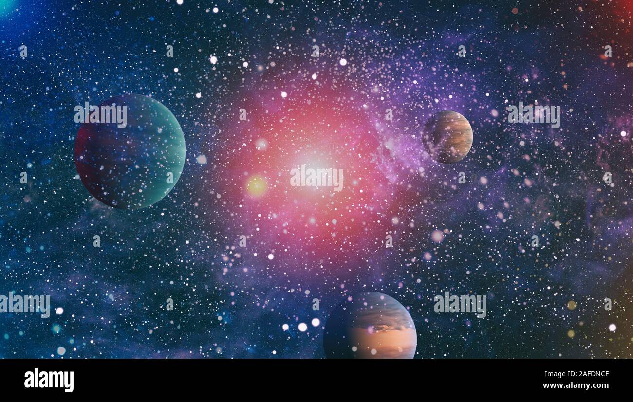 Colorful deep space. Universe concept background. Elements of this ...