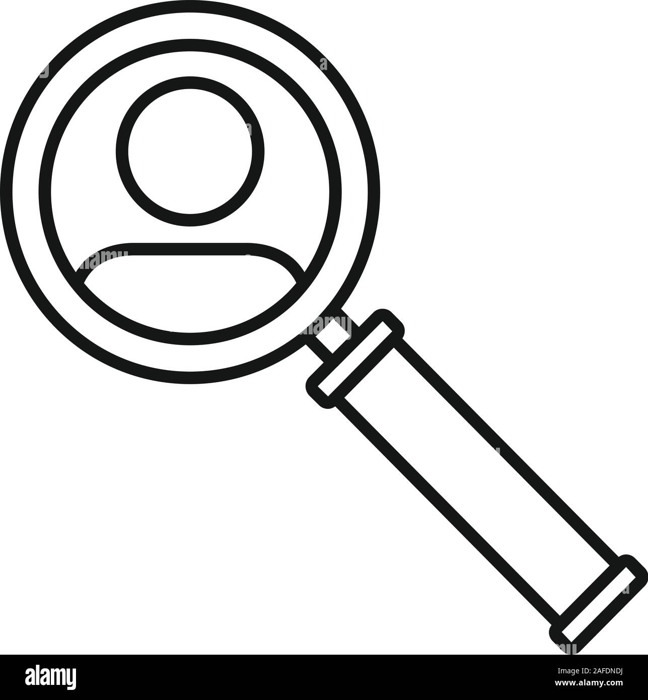 Company recruit icon. Outline company recruit vector icon for web ...