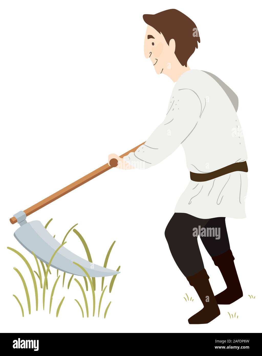 Medieval Farming Scythe