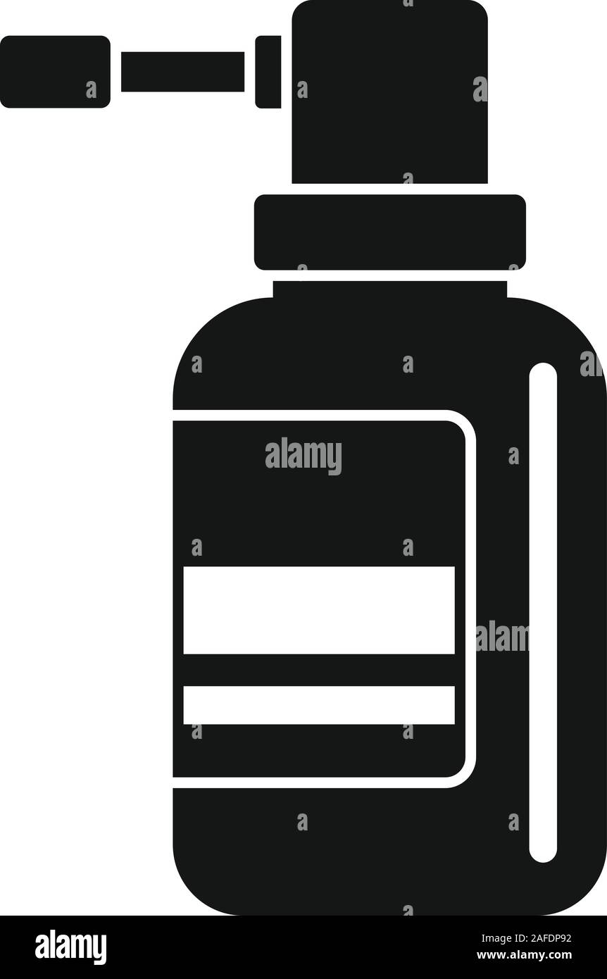 Medical spray icon. Simple illustration of medical spray vector icon ...