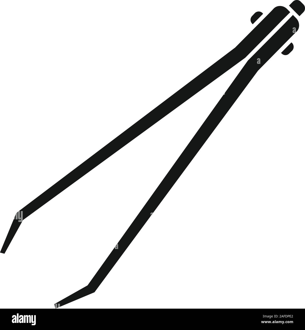 Medical forceps icon. Simple illustration of medical forceps vector ...