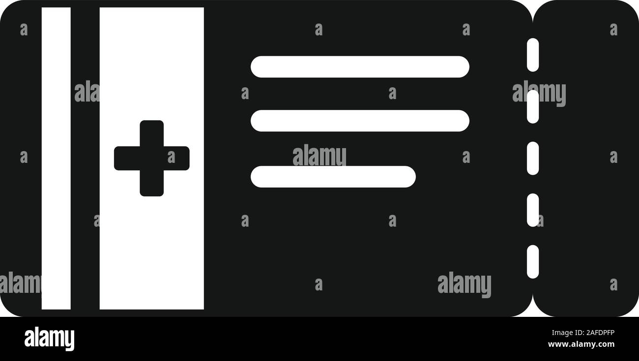 Carton package pill icon. Simple illustration of carton package pill ...