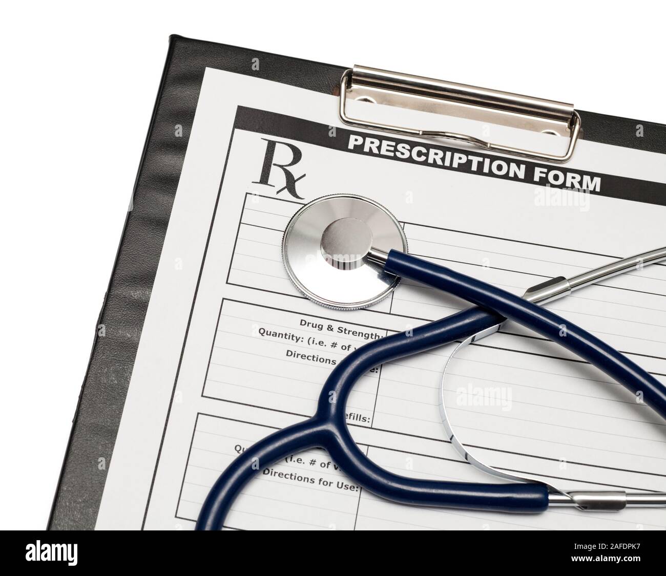 Blank prescription hi-res stock photography and images - Alamy
