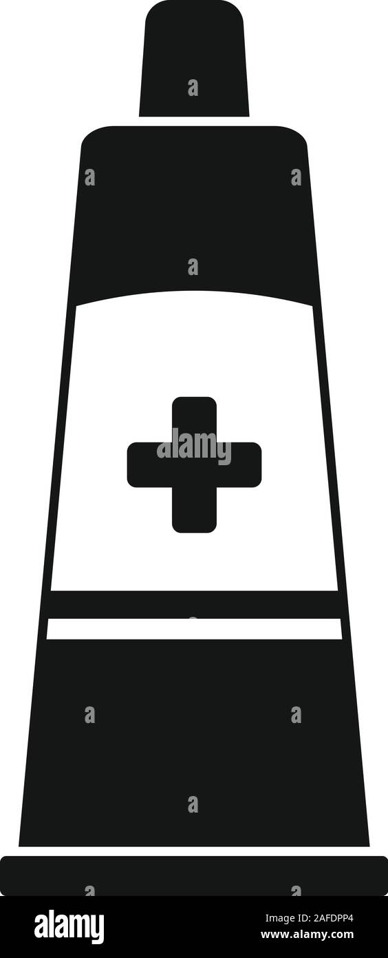 Medical tube icon. Simple illustration of medical tube vector icon for ...