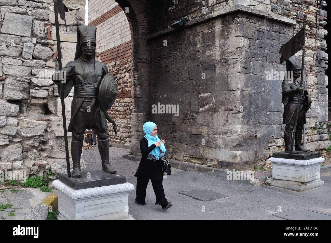 Wall in ISTAMBUL - Bosphorus Strait - TURKEY Stock Photo - Alamy