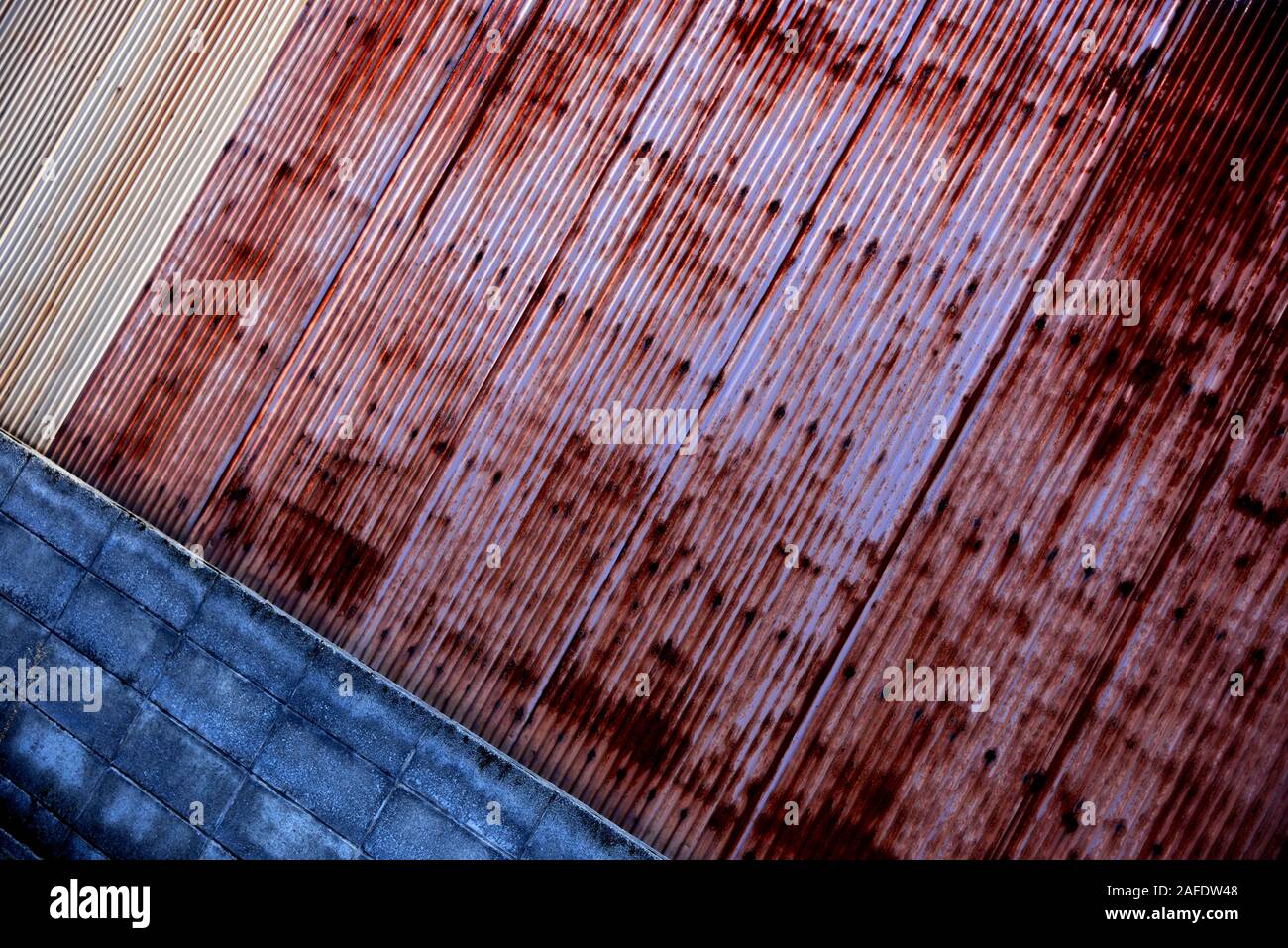 corrugated iron Japan Stock Photo - Alamy