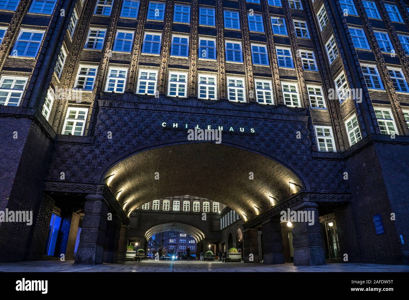 Historic office building in hamburg Stock Photo - Alamy
