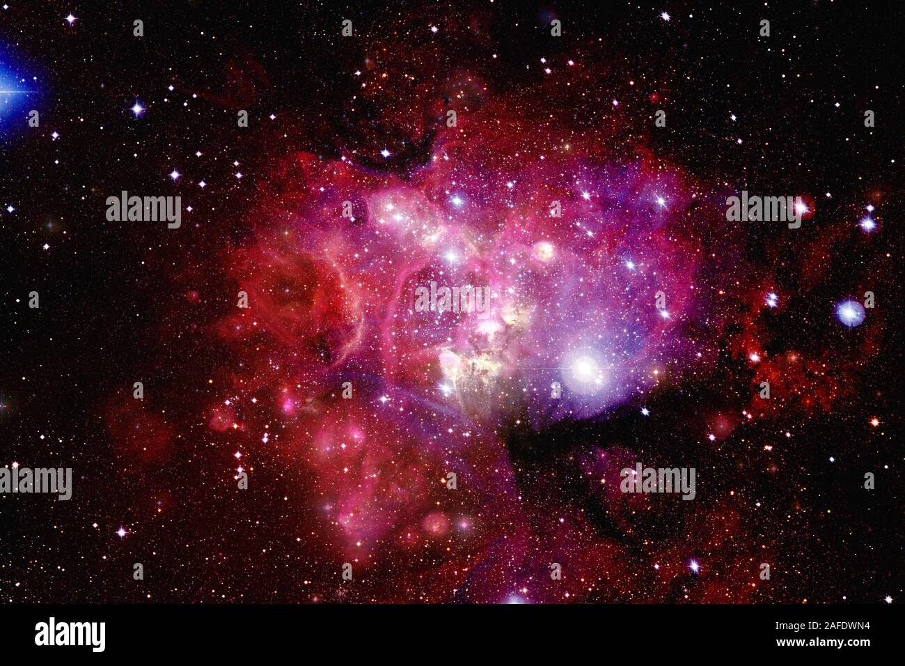 Infinite space with nebulae and stars. Elements of this image furnished ...