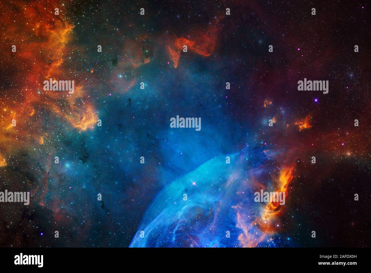 Beauty of endless cosmos. Science fiction art. Elements of this image ...