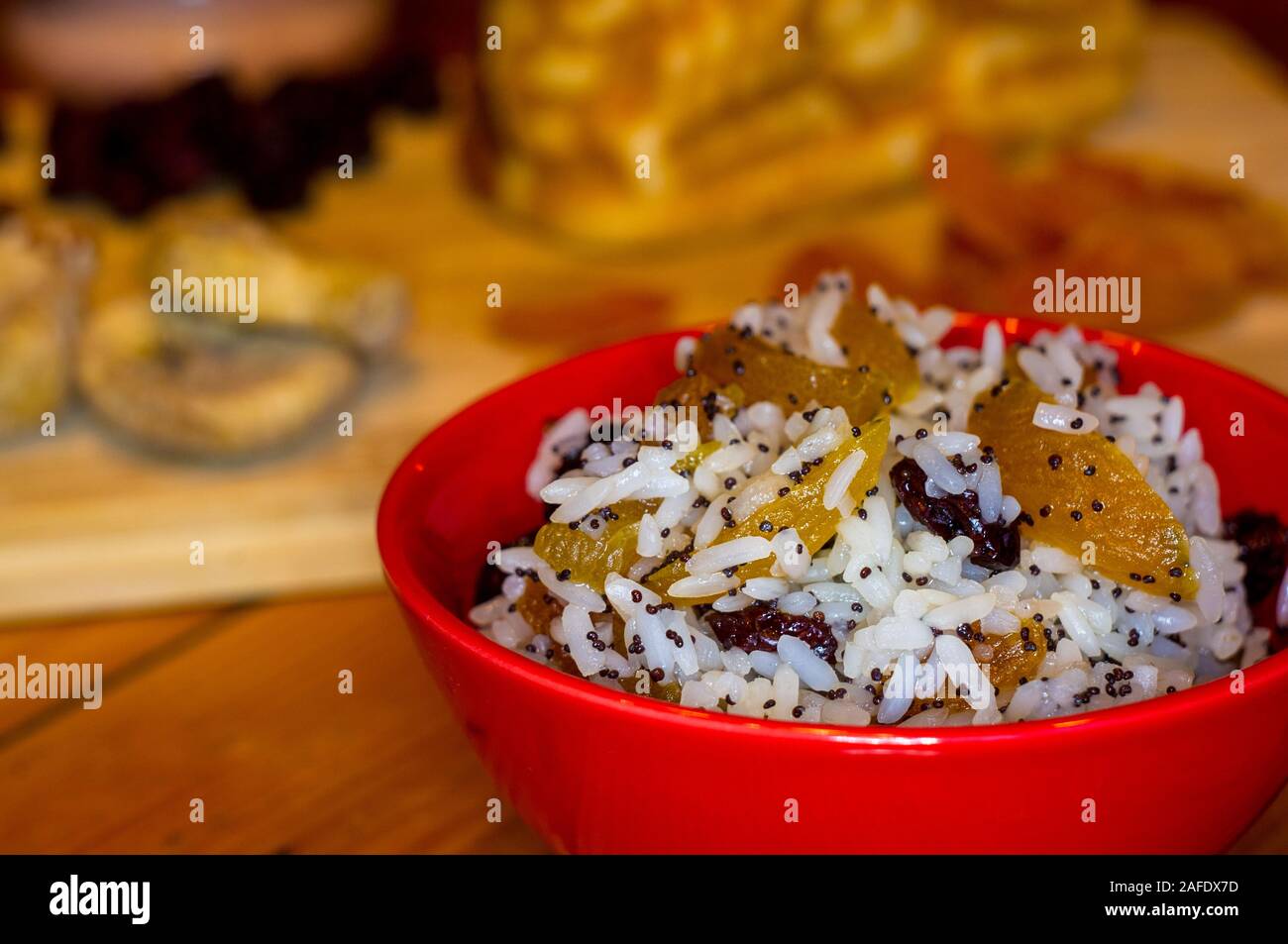 handmade preparation of treats for traditional Orthodox Christmas ...