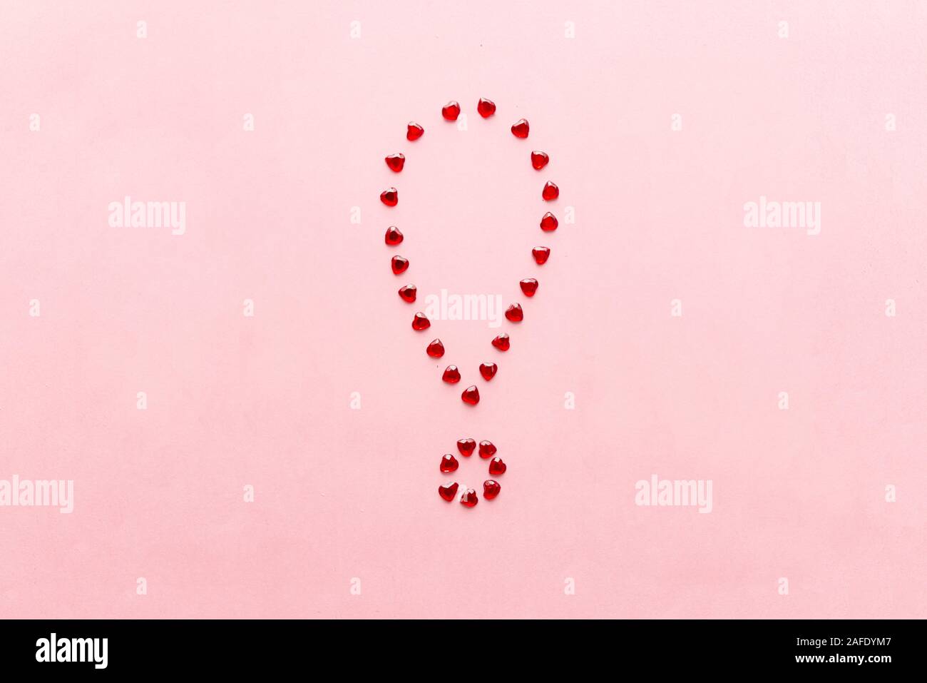 Colorful chalk exclamation mark on blackboard background with copy ...