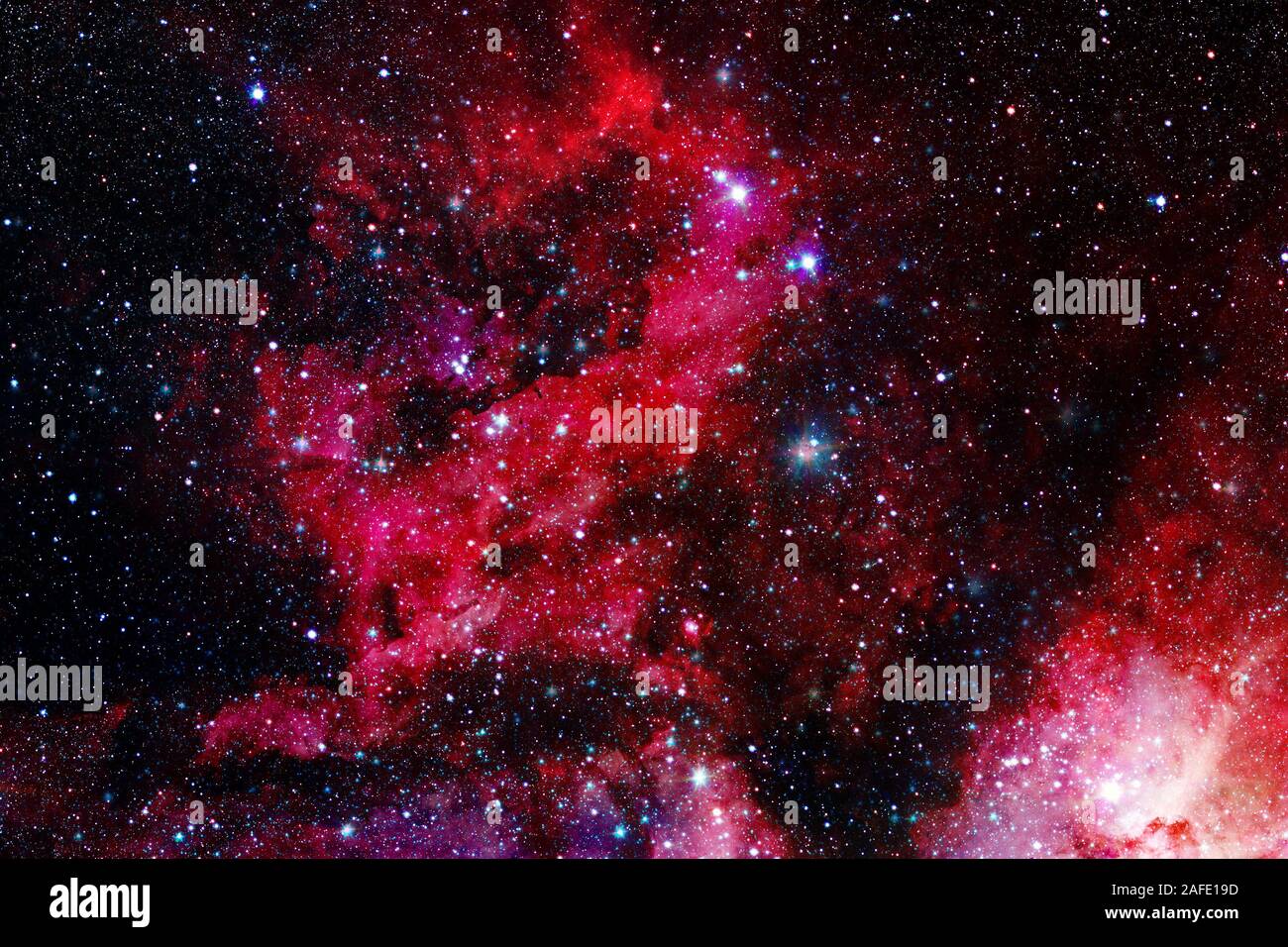 Infinite space with nebulae and stars. Elements of this image furnished ...
