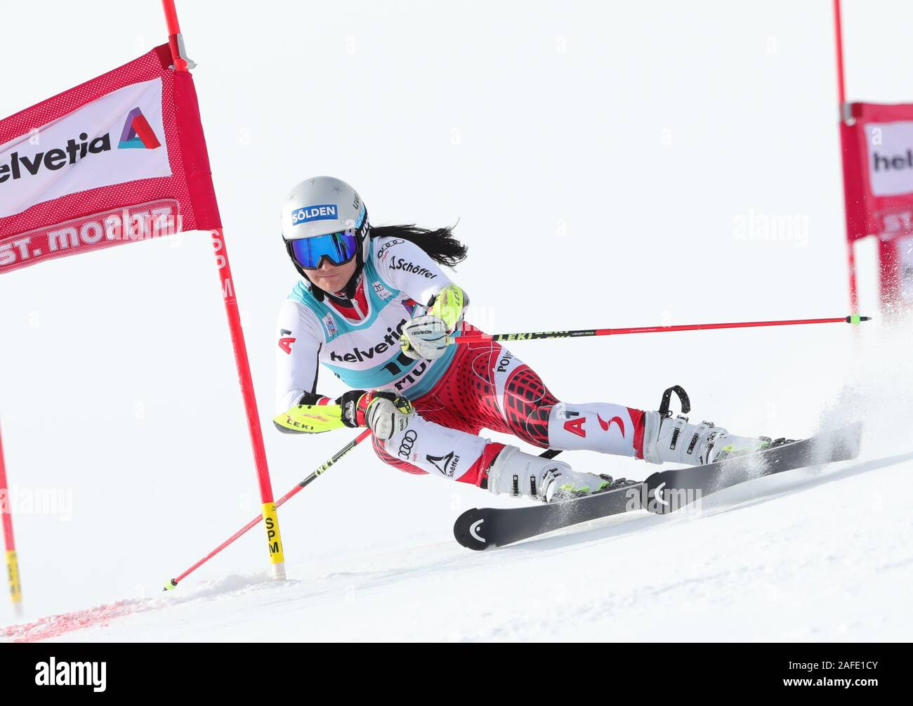 St Moritz, Italy. 15th Dec 2019. gritsch franziska during AUDI FIS SKI ...