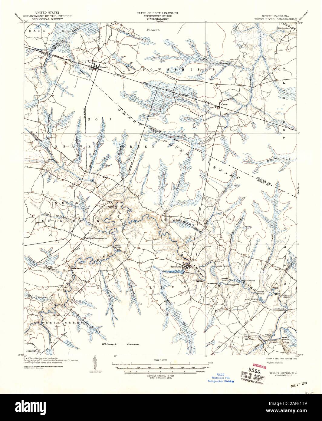 River trent map hi-res stock photography and images - Alamy