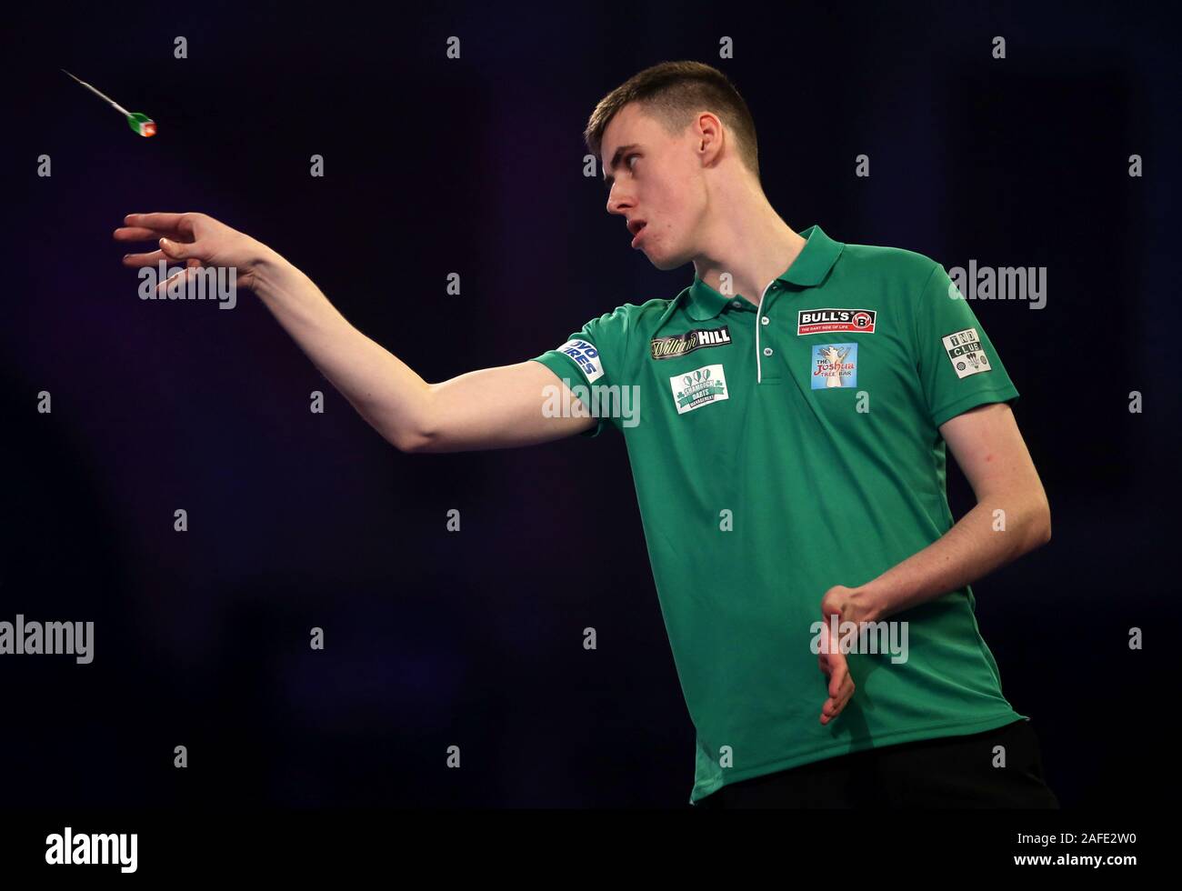 Ciaran Teehan in action during day three of the William Hill World ...