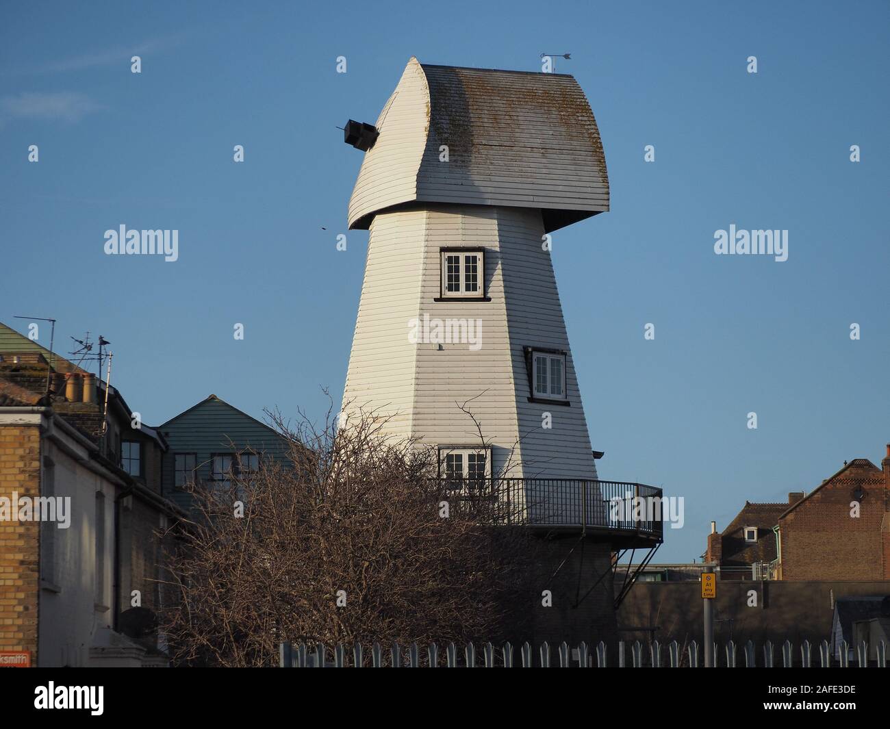 Watson's windmill in Sheerness, Kent. Formerly the Great Mill or Ride's ...