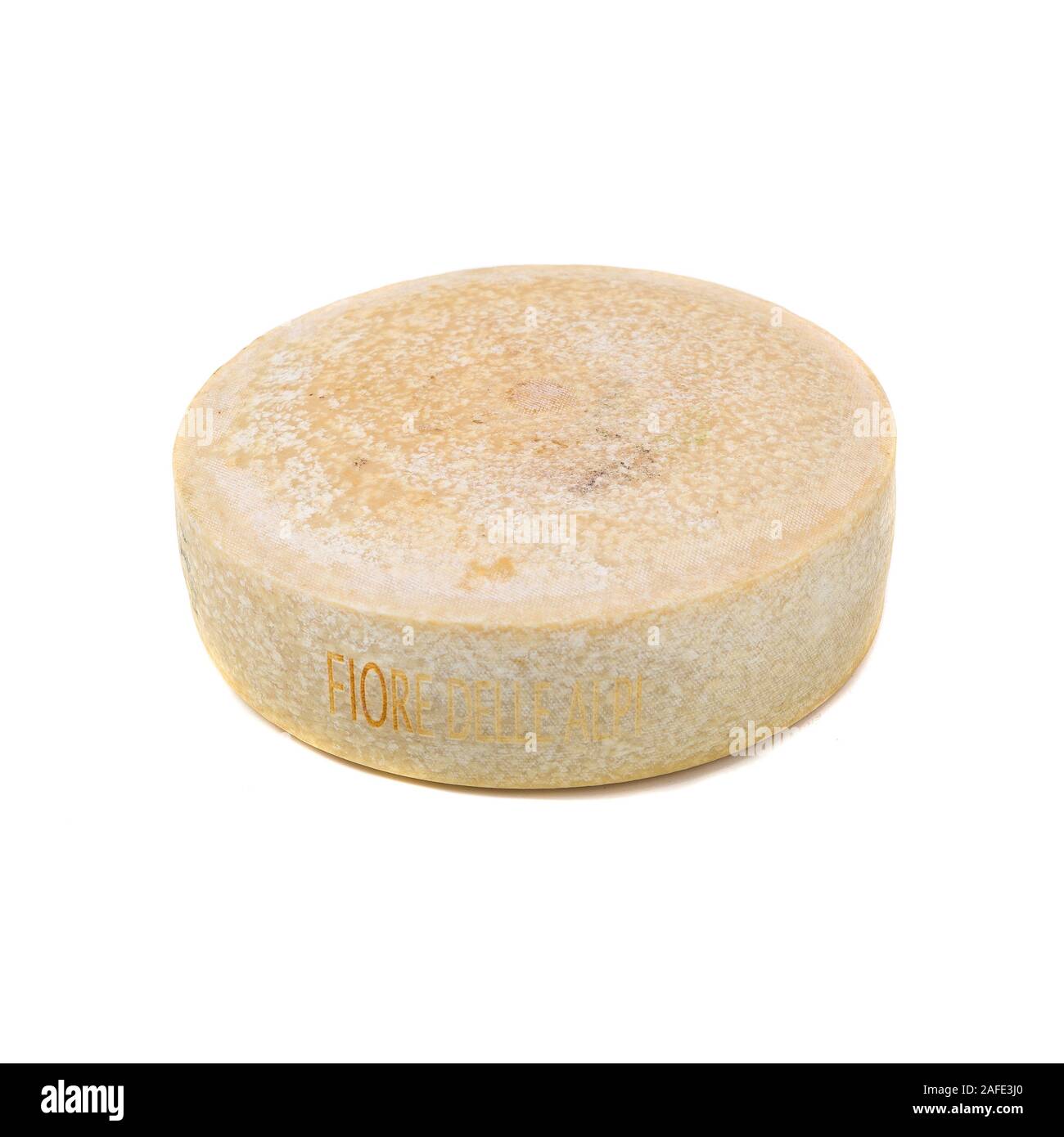 Cheese wheel isolated on white background. head cheese editorial ...