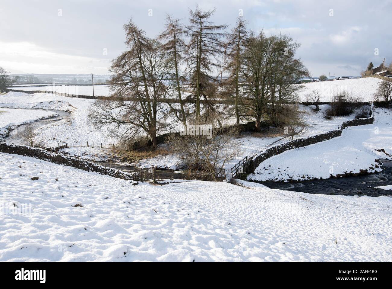 Beck bridge Long Preston Stock Photo - Alamy
