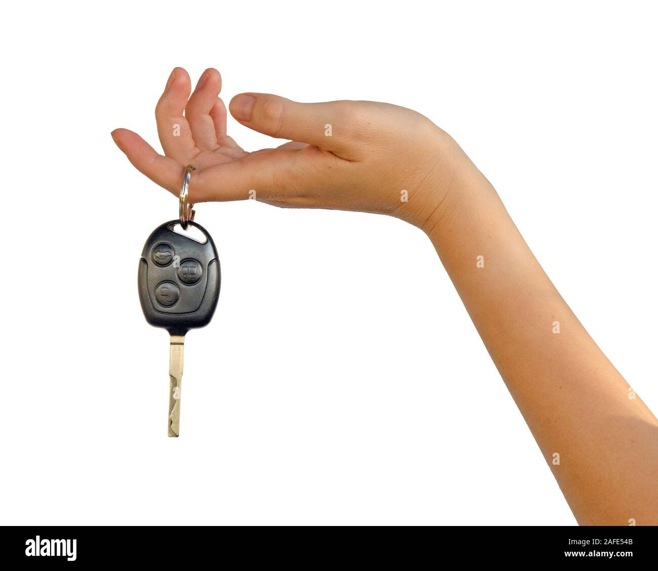 hand with car key Stock Photo - Alamy