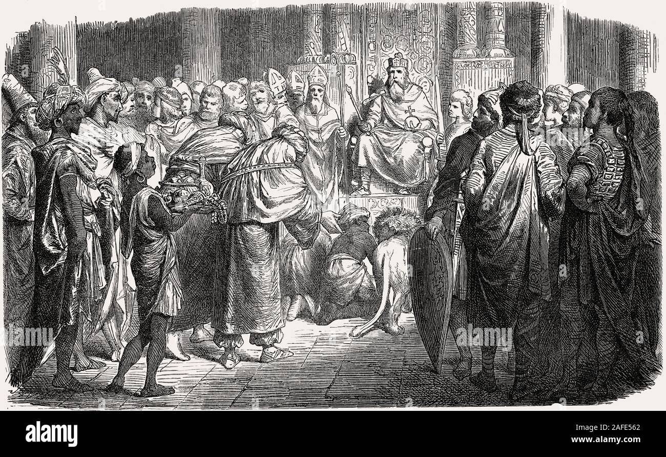 Charles the great german karl der carolus karolus magnus hi-res stock ...