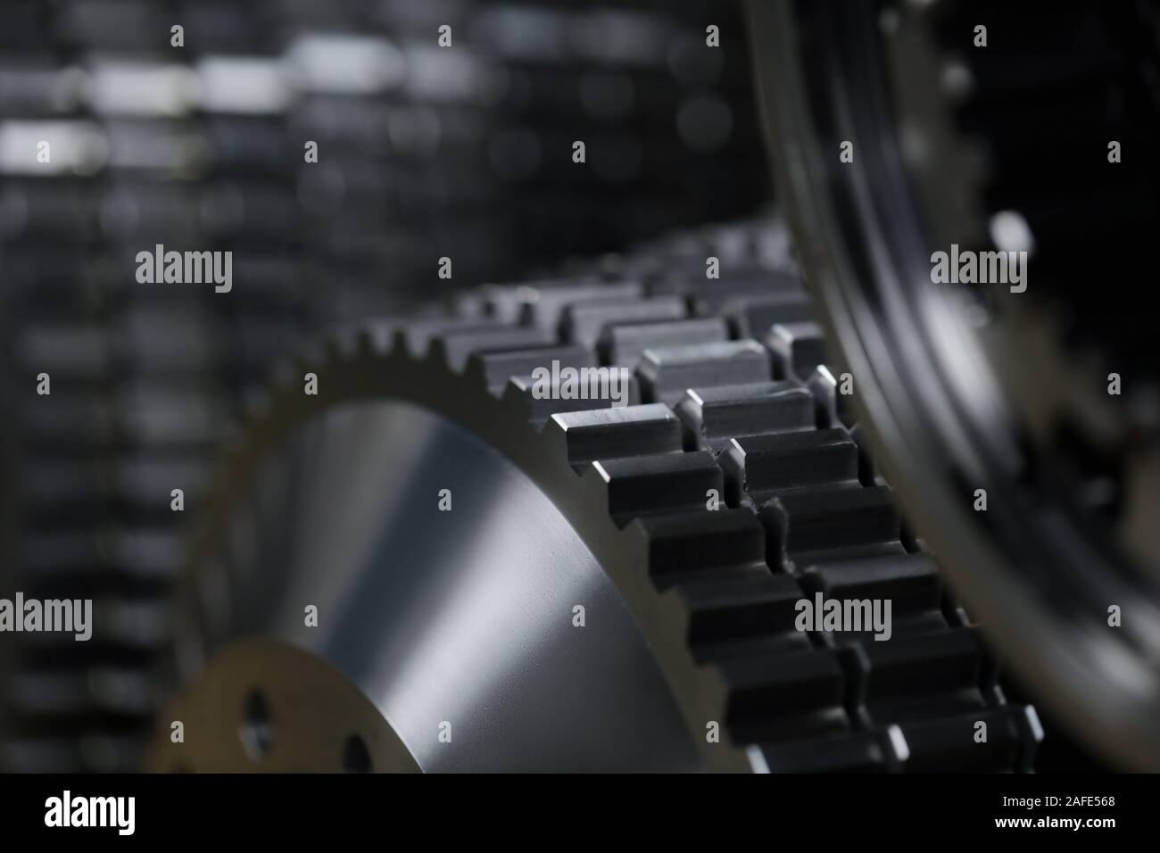 Engine gear wheels Stock Photo - Alamy