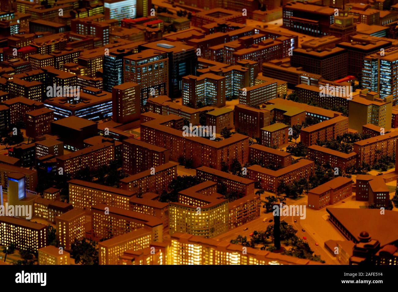 Moscow, Russia - JULY 2019: VDNKh, Moscow City scale model, center of ...