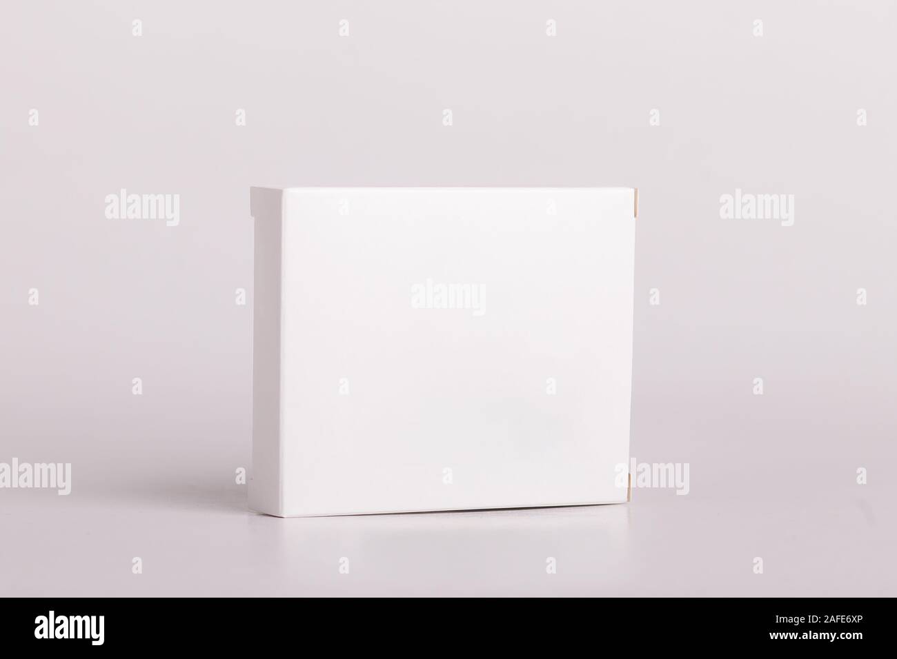 White pills box. Plastic bottles. Drugs box mock-up. Medical blank ...