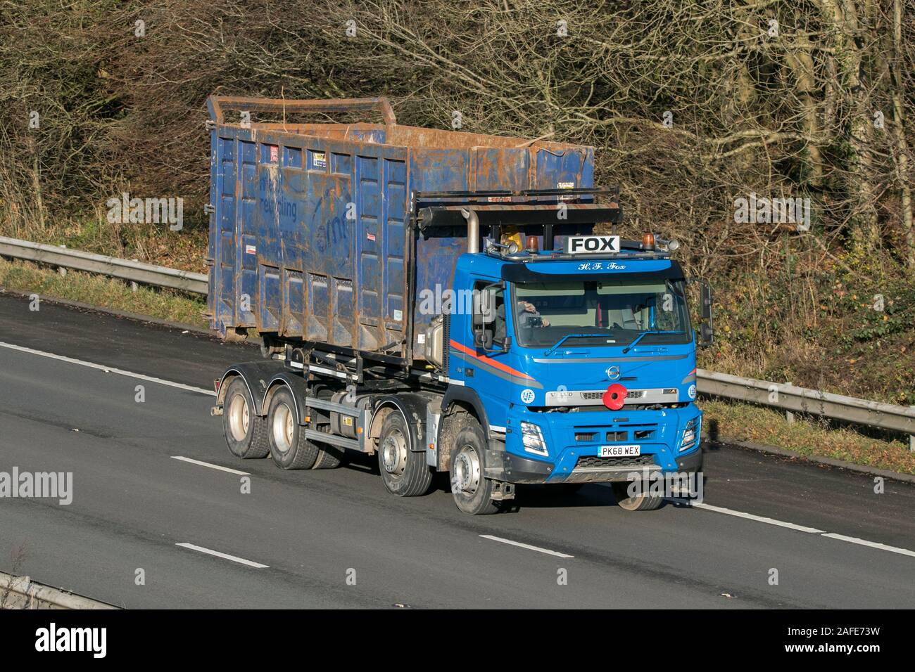 Skip carrier truck hi-res stock photography and images - Alamy