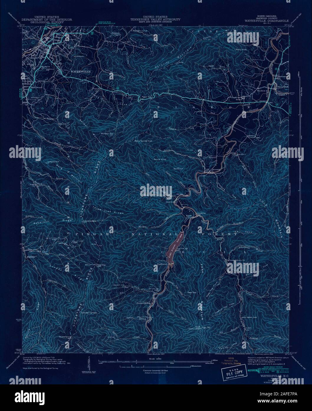 Map of waynesville hi-res stock photography and images - Alamy