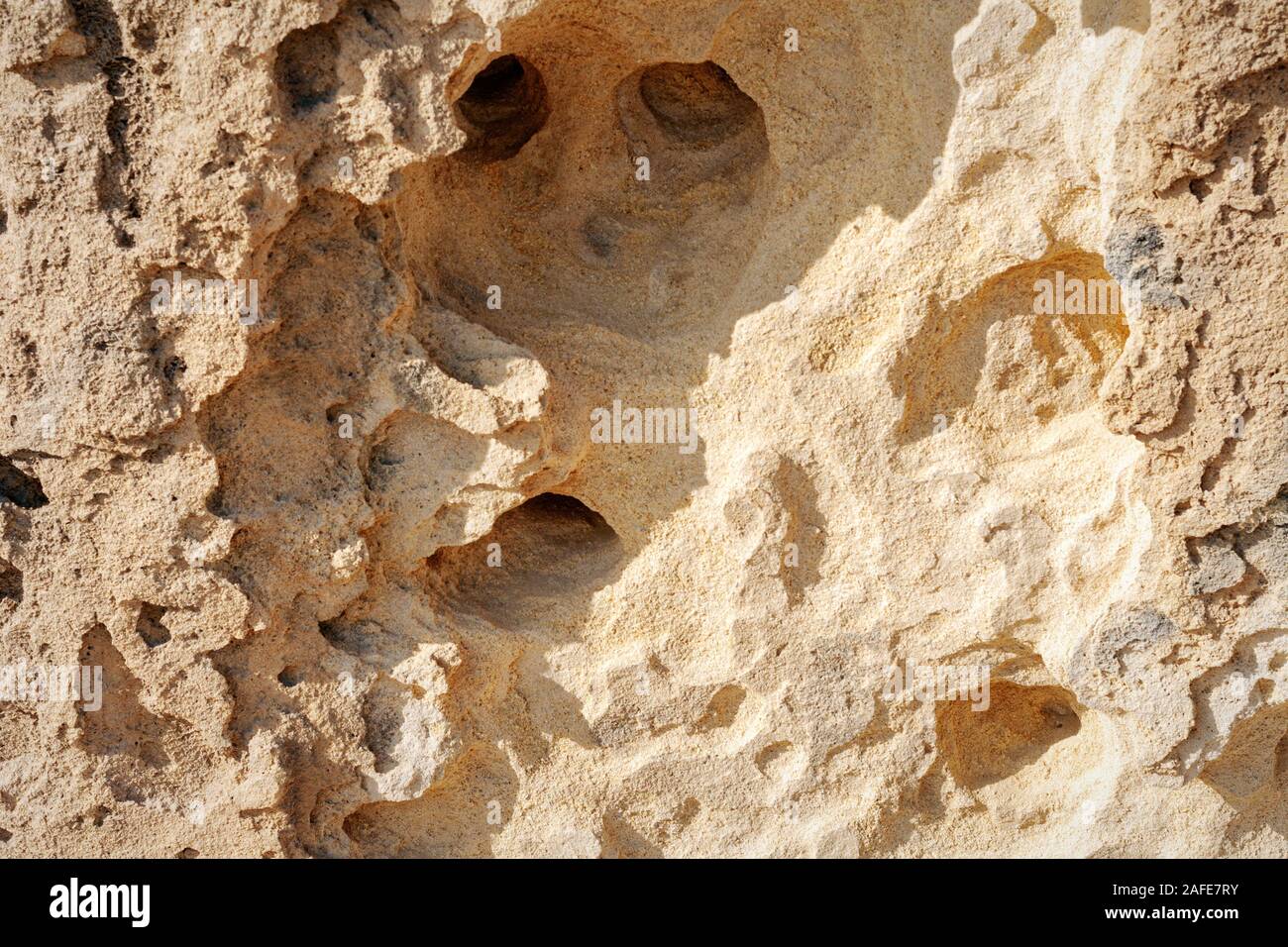Surface sandy rock. Rocky shore of the Caspian Sea Stock Photo - Alamy