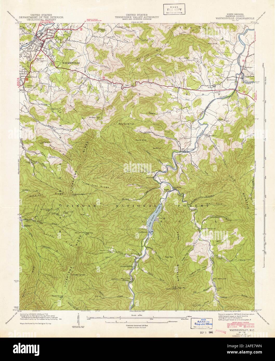 Map of waynesville hi-res stock photography and images - Alamy