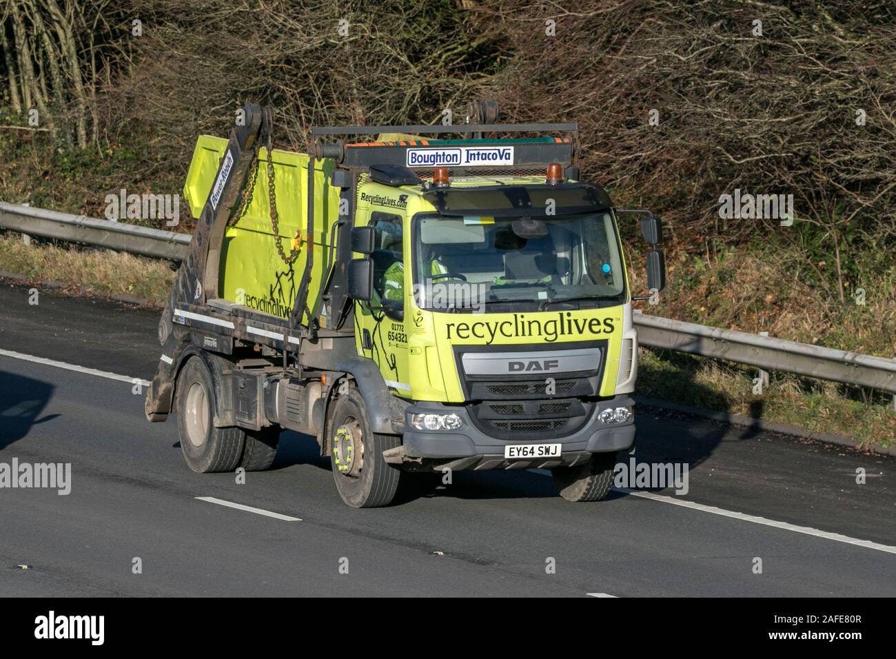 Skip truck hi-res stock photography and images - Alamy