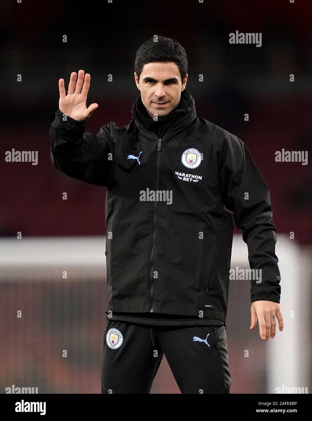 Manchester City assistant manager Mikel Arteta before the Premier ...