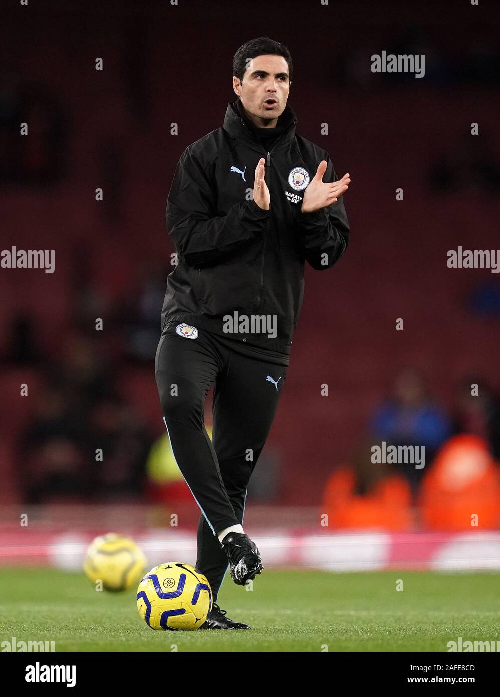 Manchester City assistant manager Mikel Arteta before the Premier ...