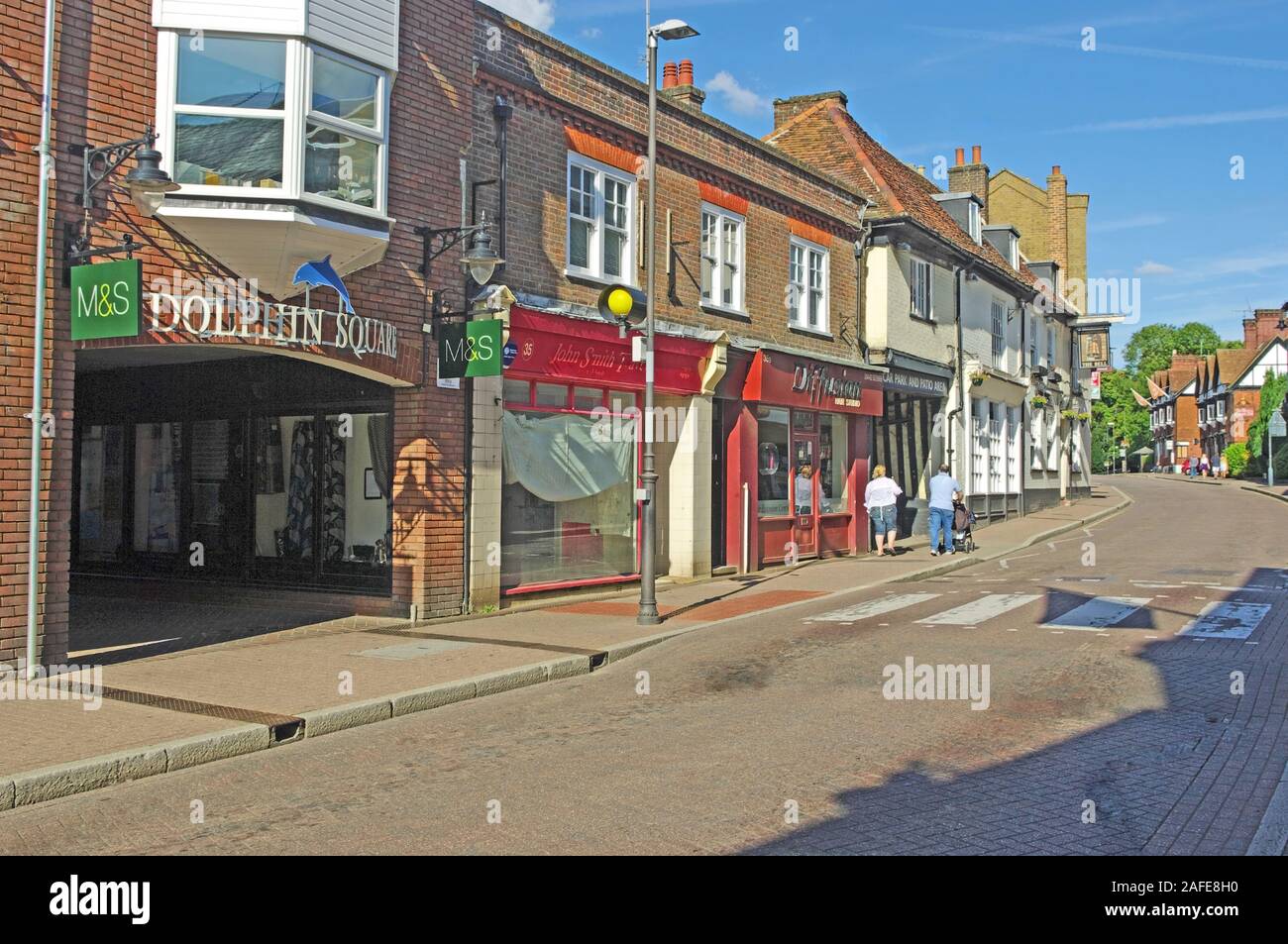 Shops, High Street Tring, Hertfordshire Stock Photo - Alamy
