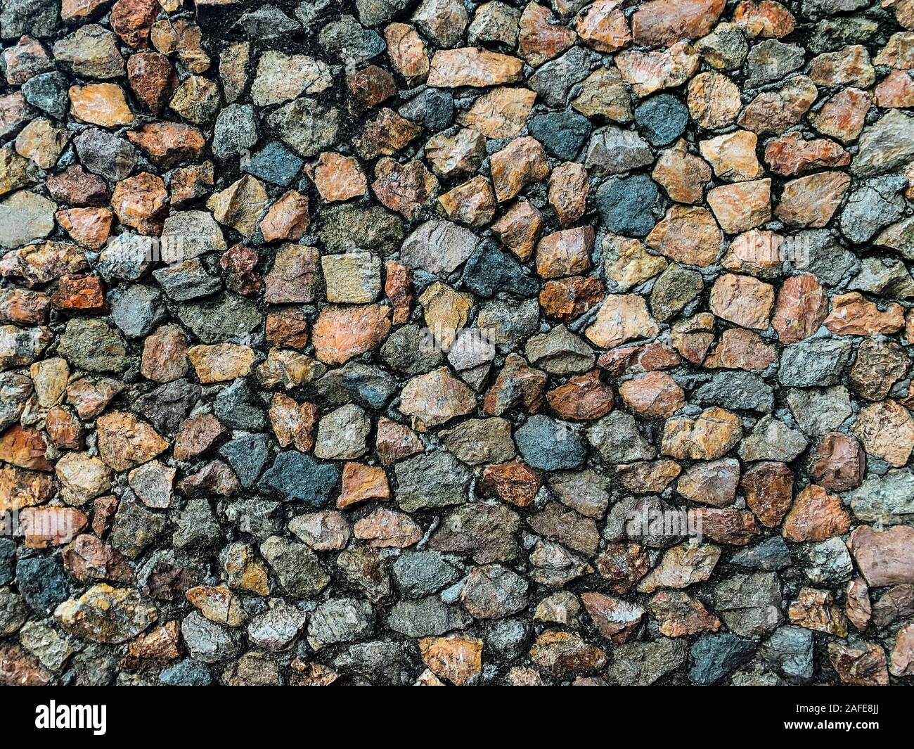 old vintage stone wall structure as background Stock Photo - Alamy